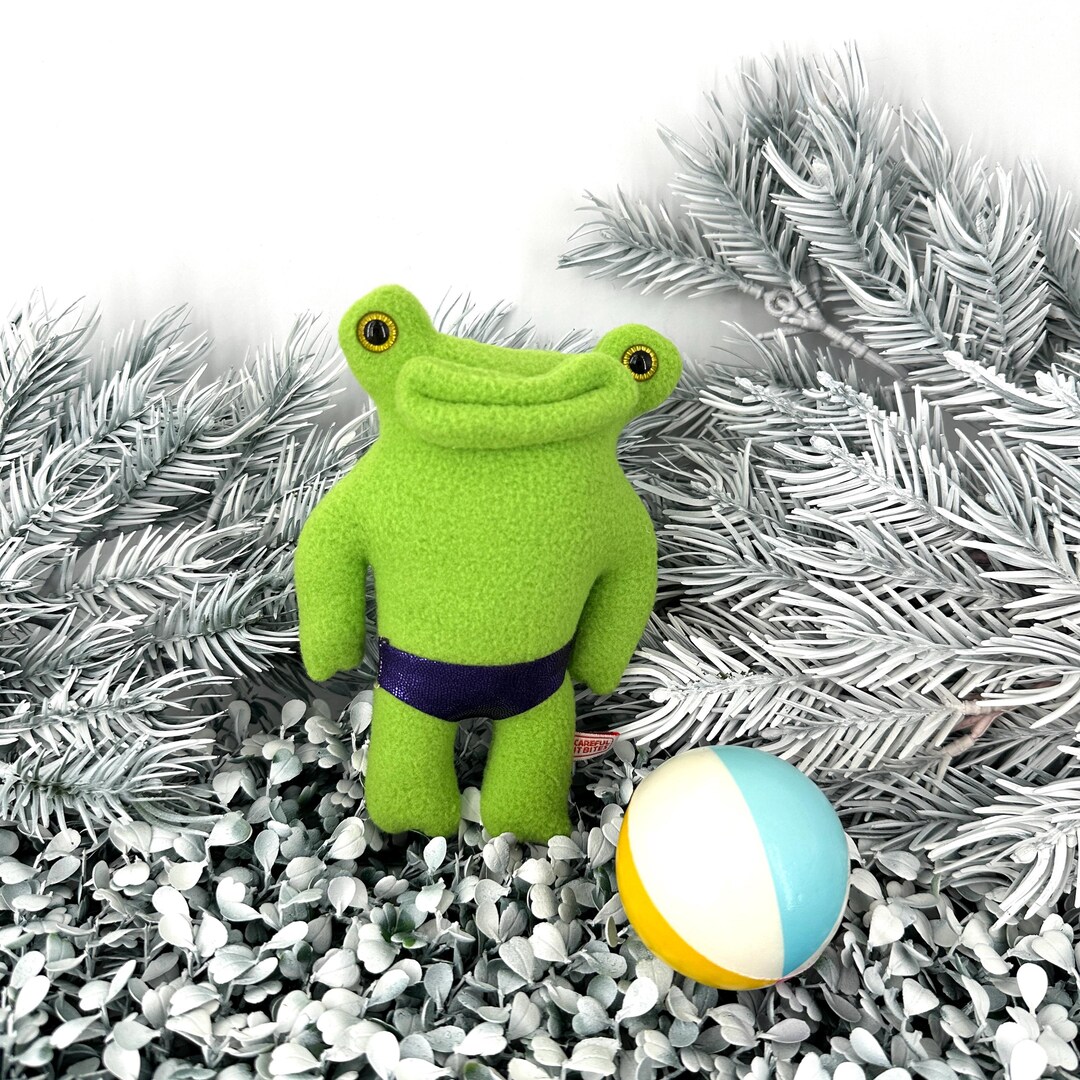 Swim Squad, Adventure Buddy! Plush Frog With Speedos - Purple - Etsy