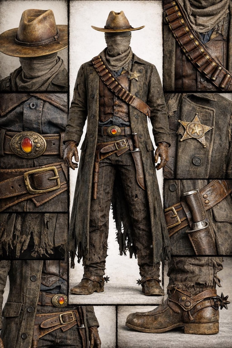 Ghoul Hand-distressed Wasteland Drifter Leather Jacket | Custom Fallout ...