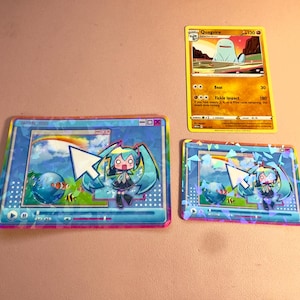 Frutiger Aero Hatsune Miku Holographic Sticker | Y2K, 2000's, Aesthetic ...