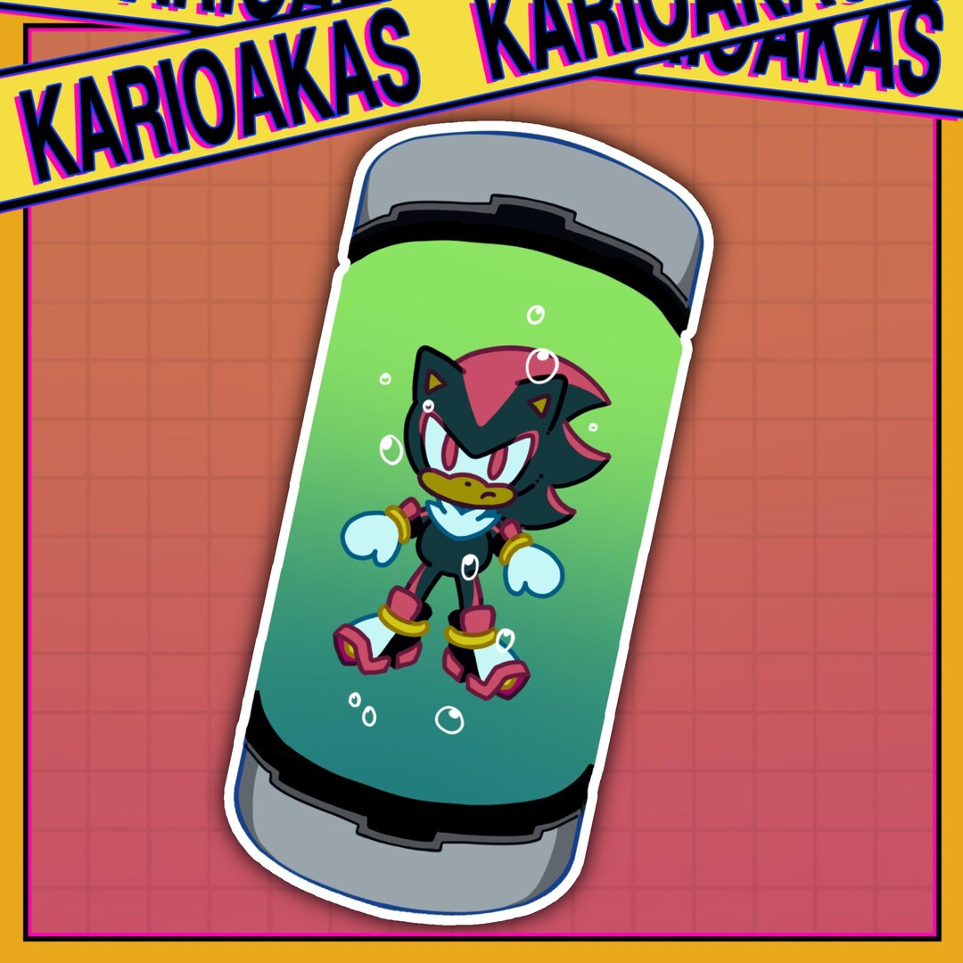 Shadow Cryo Pod Holographic Sticker | Sonic Adventure 2, SA2B, Sonadow ...