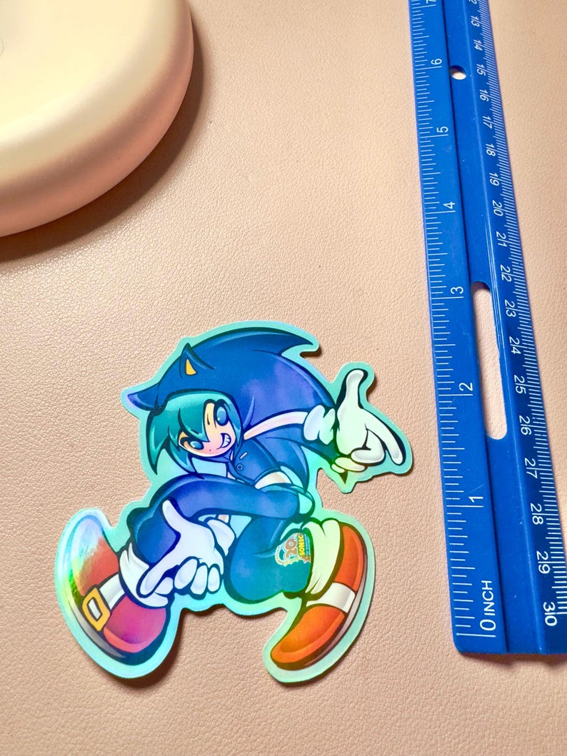 Sonic Adventure Hatsune Miku Holographic Sticker | Vocaloid, Project ...