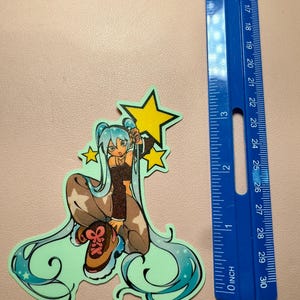 Metro Aero Hatsune Miku Sticker & Mini Print (4"x6") | Y2K, 2000's ...