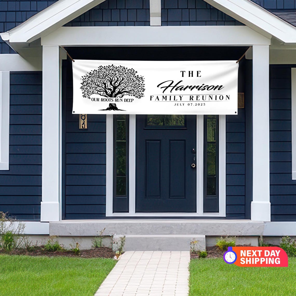 Custom Family Reunion Banner, Custom Size Vinyl Banner, Vinyl Banner ...