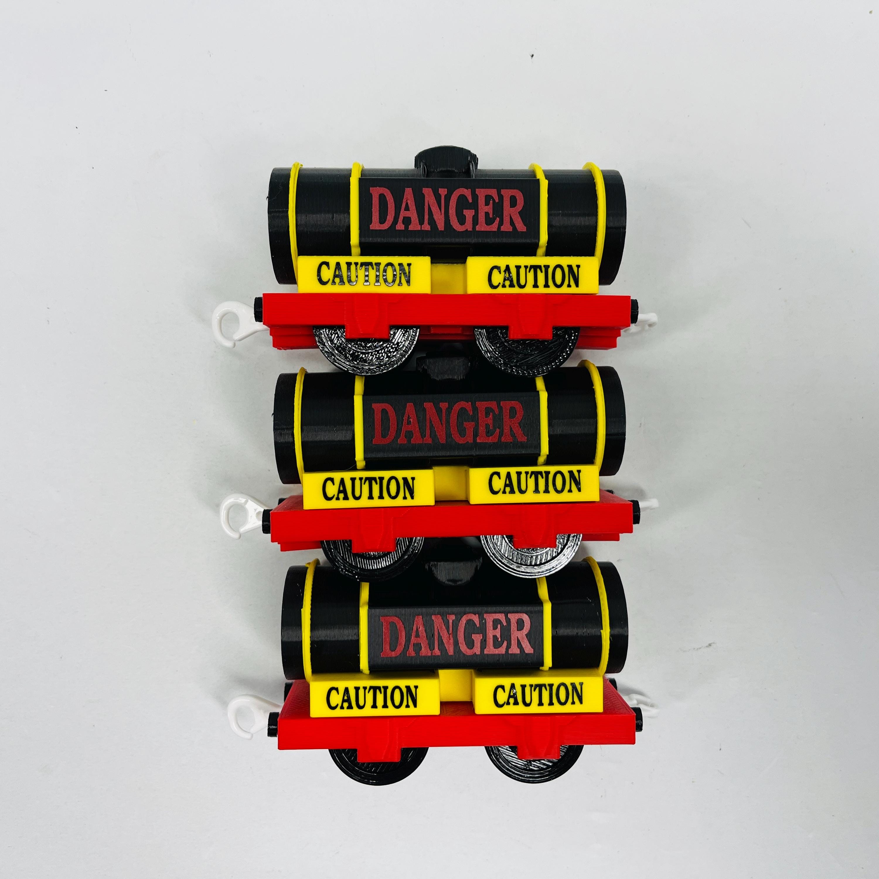 Cargo Tanker Train for Thomas Trackmaster Track Lot X 3 "danger Caution ...