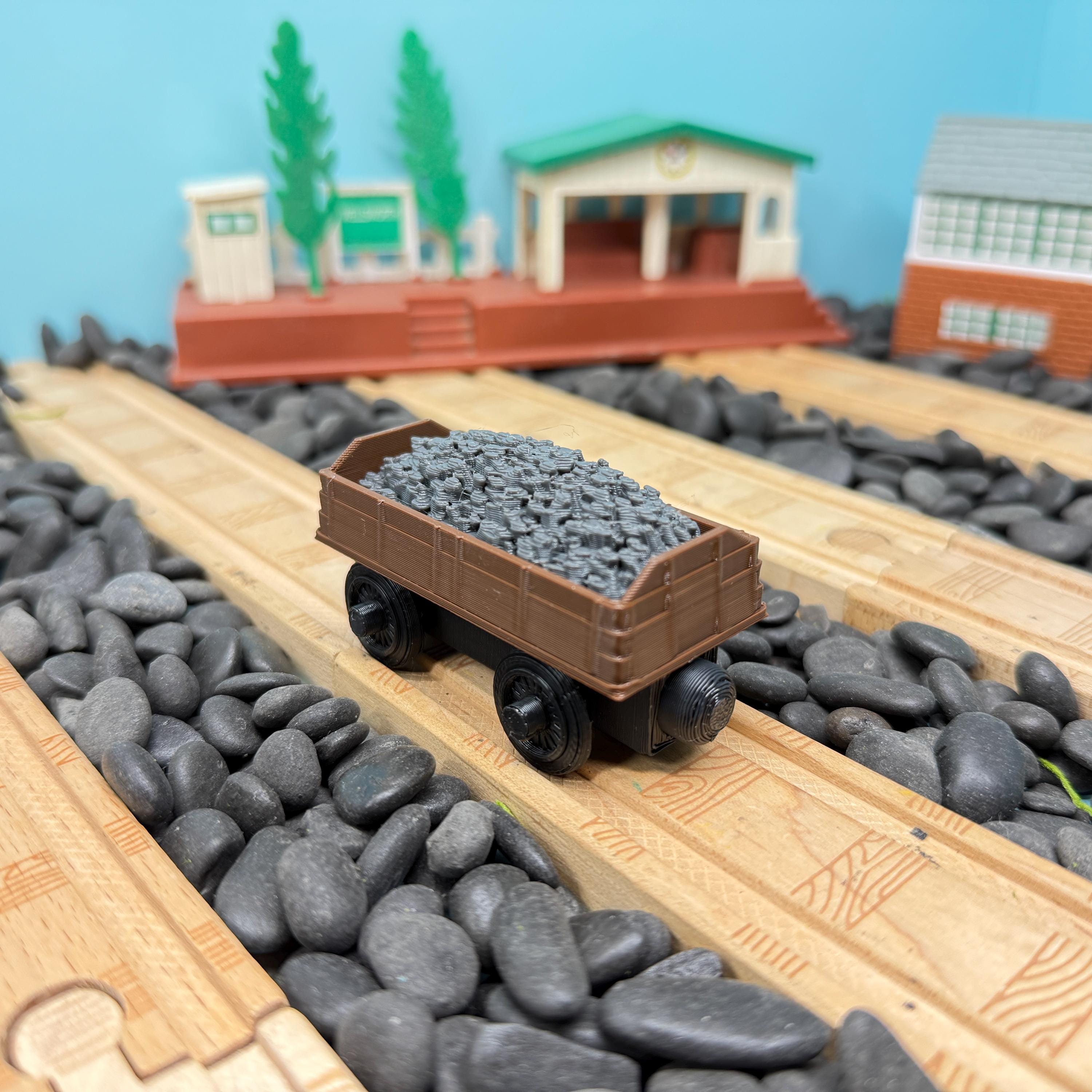 Wooden Railway China Clay Train Custom Made for Thomas & Friends, Brio ...