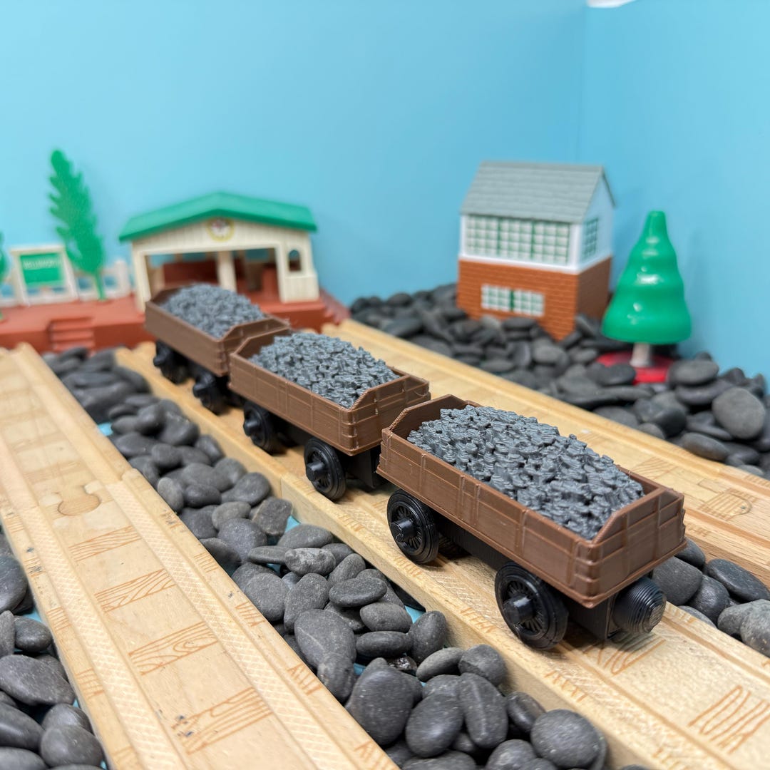Wooden Railway China Clay Train Custom Made for Thomas & Friends, Brio ...