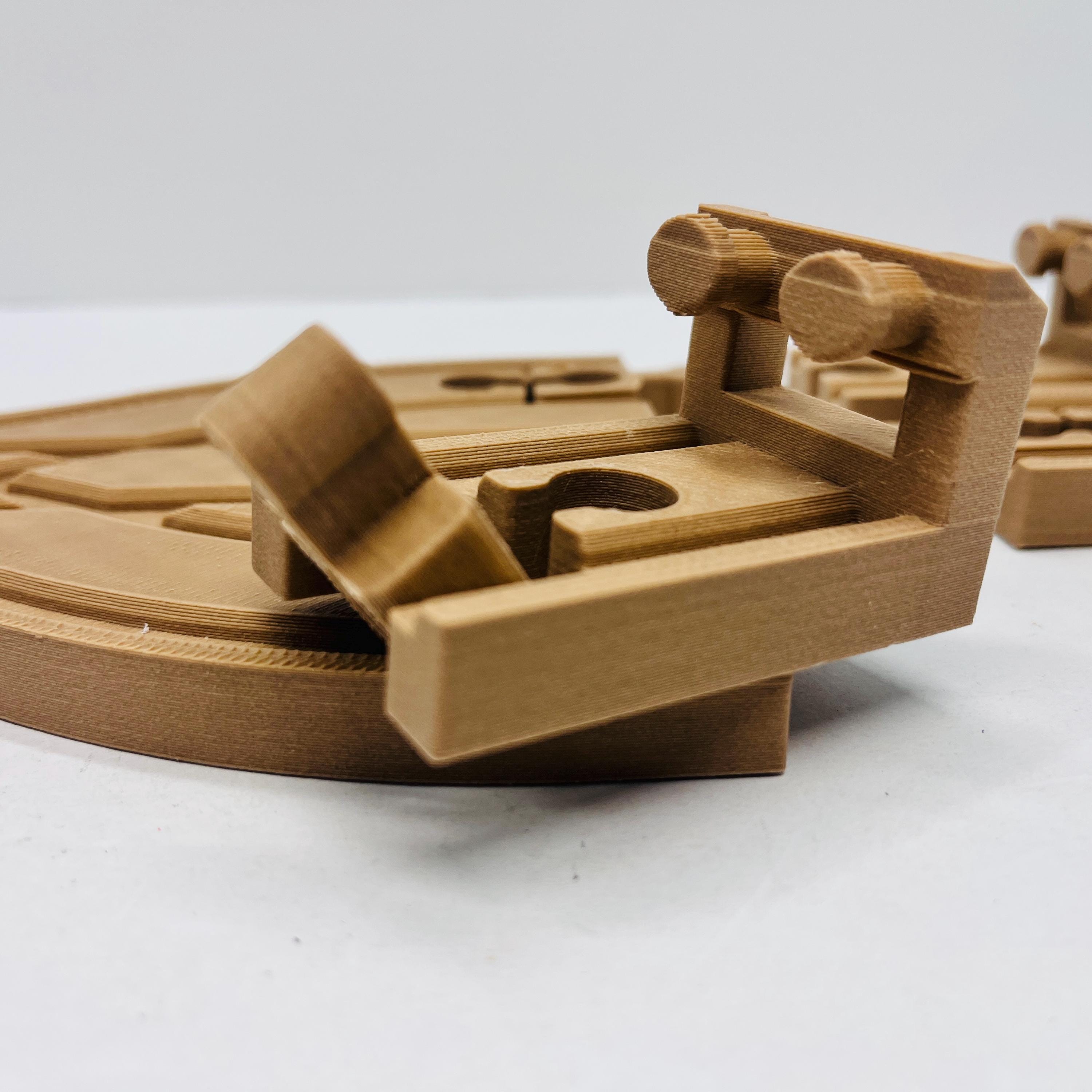 Wooden Railway 5 Way Split Train Track & Buffer/bumper Set W/w Thomas ...