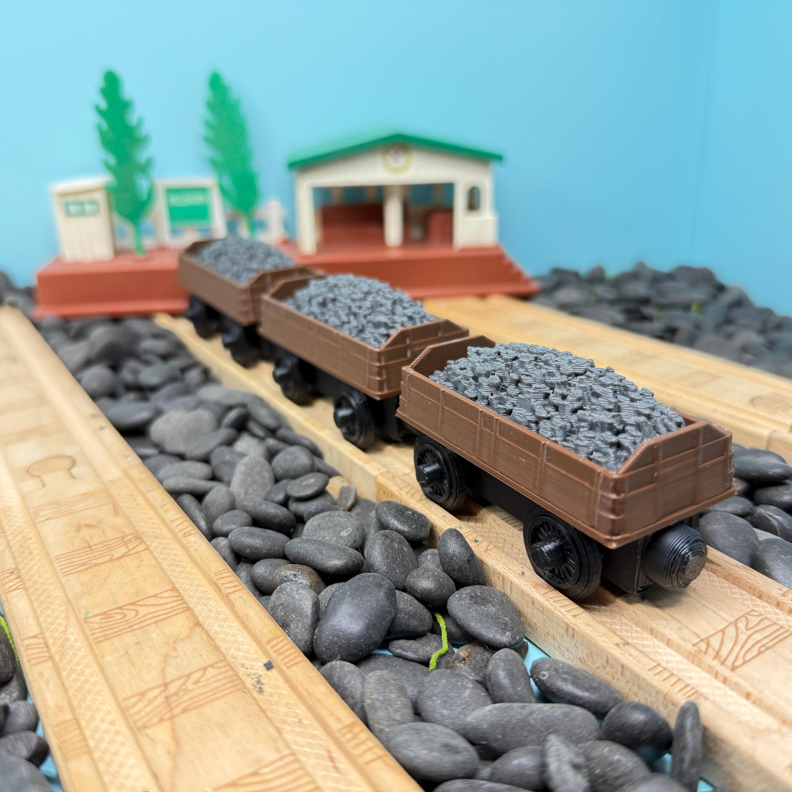 Wooden Railway China Clay Train Custom Made for Thomas & Friends, Brio ...