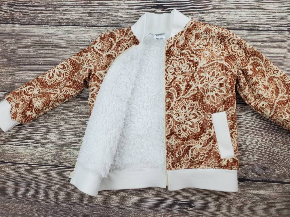 Toddler Bomber Jacket - Baby Jacket - Toddler Fall Jacket - Sherpa ...