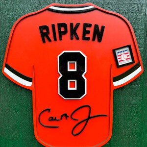 Cal Ripken Jr. Baseball Jersey Wooden Wall Sign - Etsy