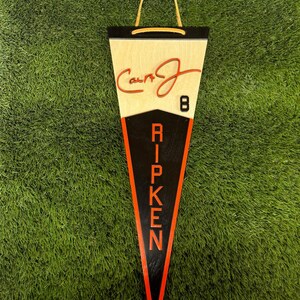 Cal Ripken Jr. Wooden Baseball Pennant Wall Sign - Etsy