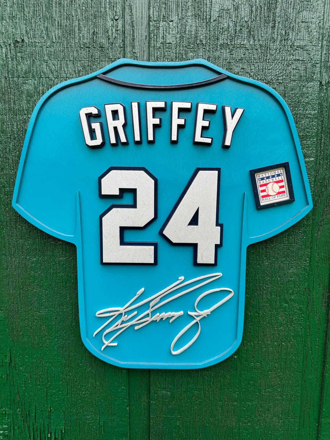 Ken Griffey Jr. Baseball Jersey Wooden Wall Sign - Etsy
