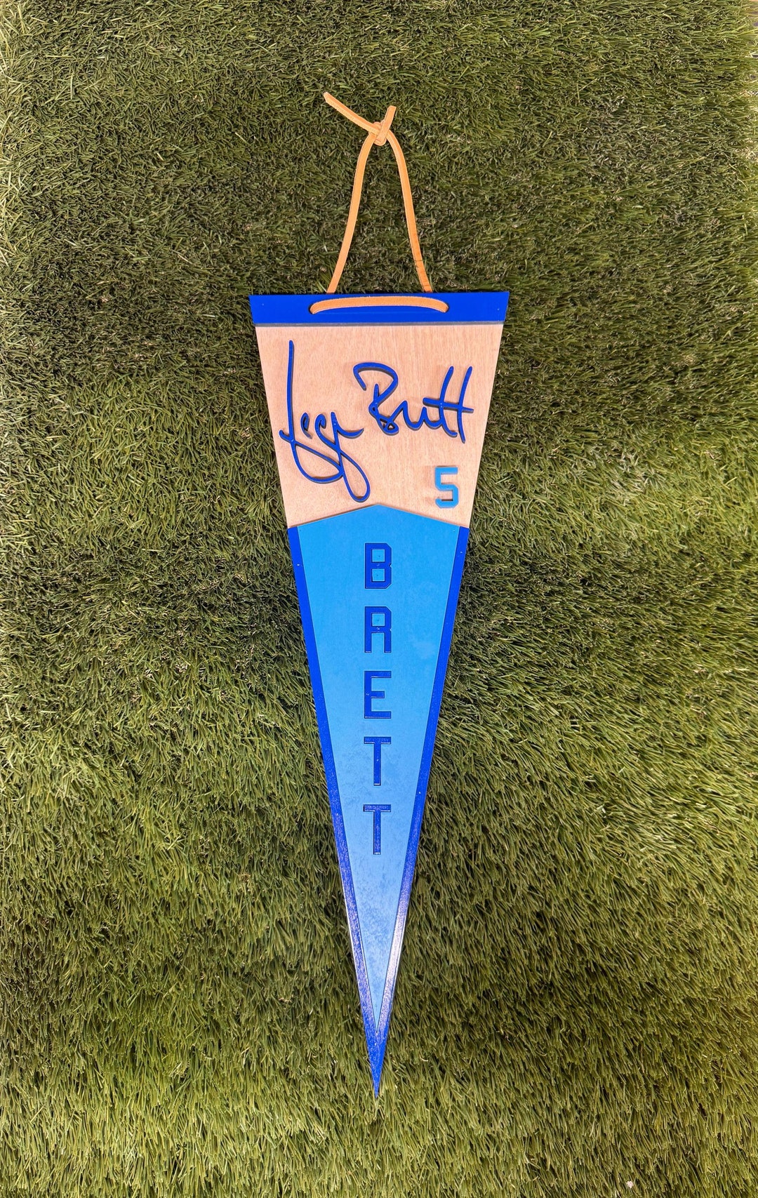George Brett Wooden Baseball Pennant Wall Sign - Etsy