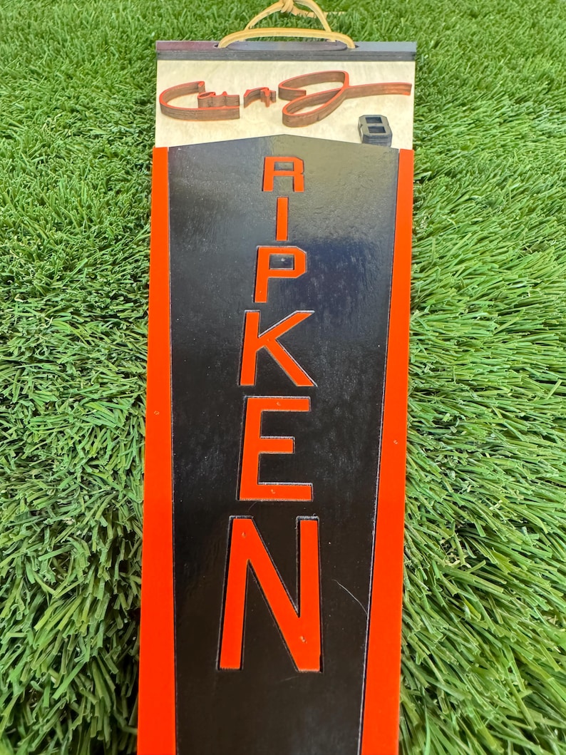 Cal Ripken Jr. Wooden Baseball Pennant Wall Sign - Etsy