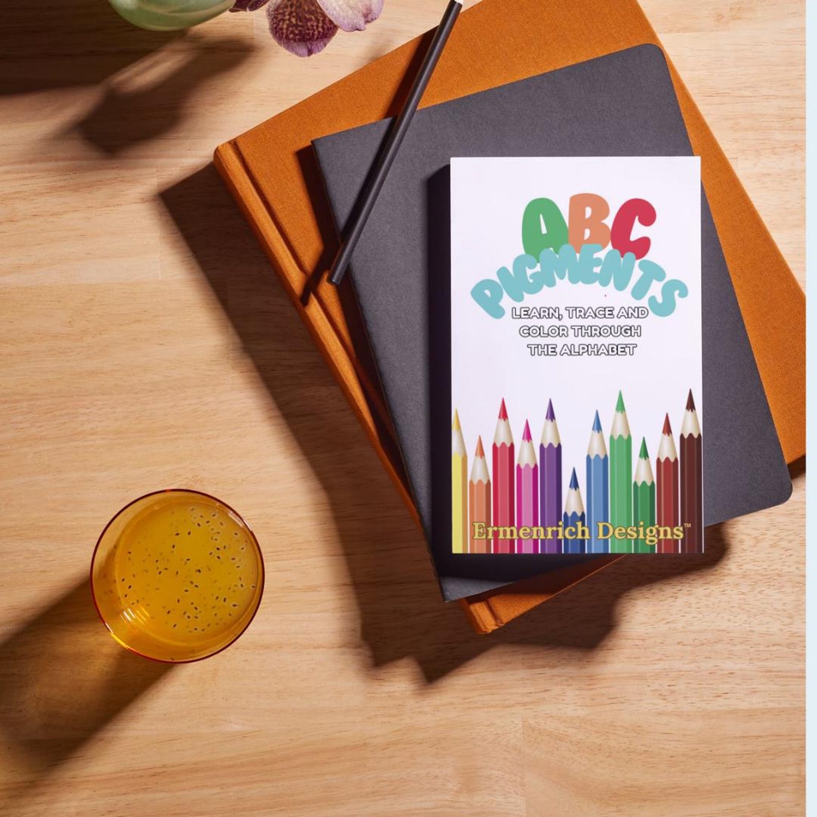 ABC Pigments: Learn, Trace and Color Through the Alphabet Activity ...