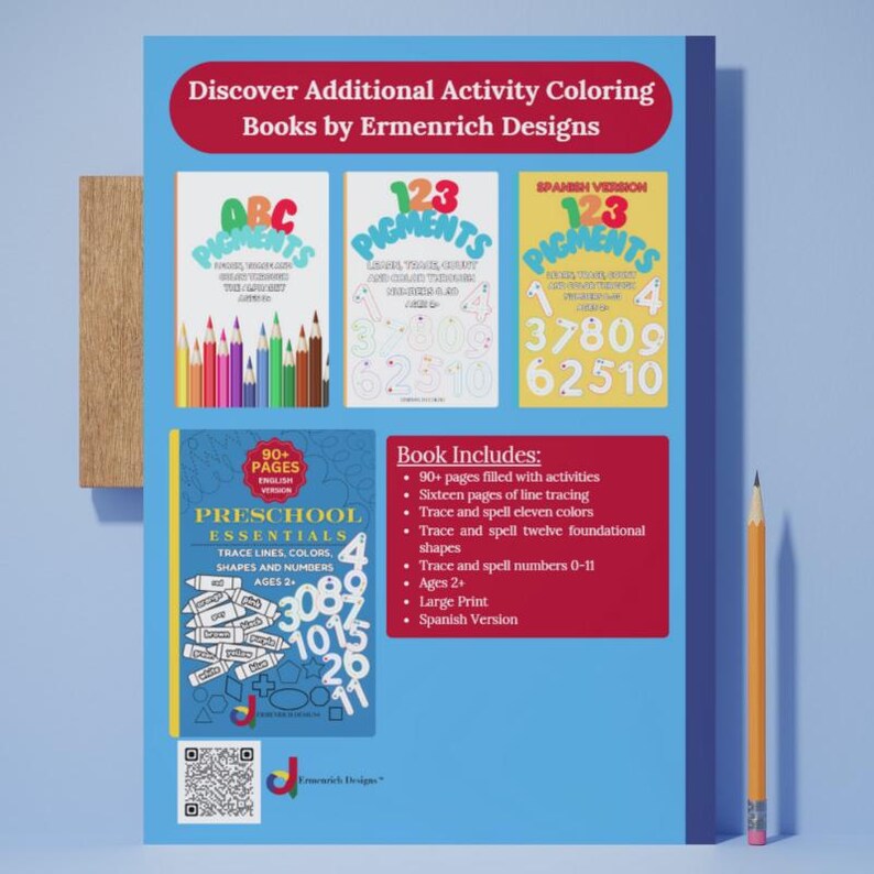 Preschool Essentials Trace Lines, Colors, Shapes, and Numbers Activity ...