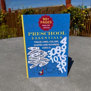 Preschool Essentials Trace Lines, Colors, Shapes and Numbers Activity ...