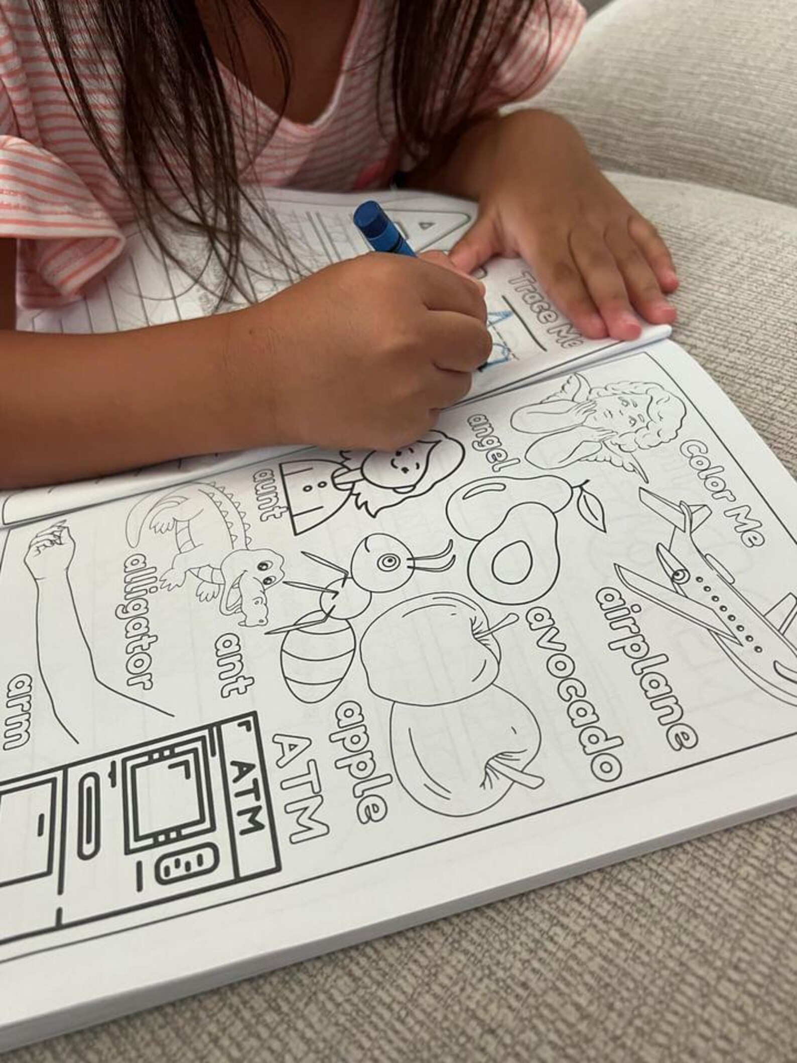 ABC Pigments: Learn, Trace and Color Through the Alphabet Activity ...