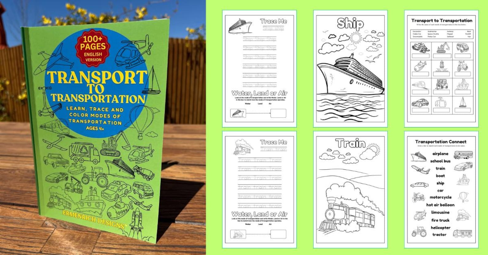 Transport to Transportation: Learn, Trace and Color Modes of ...