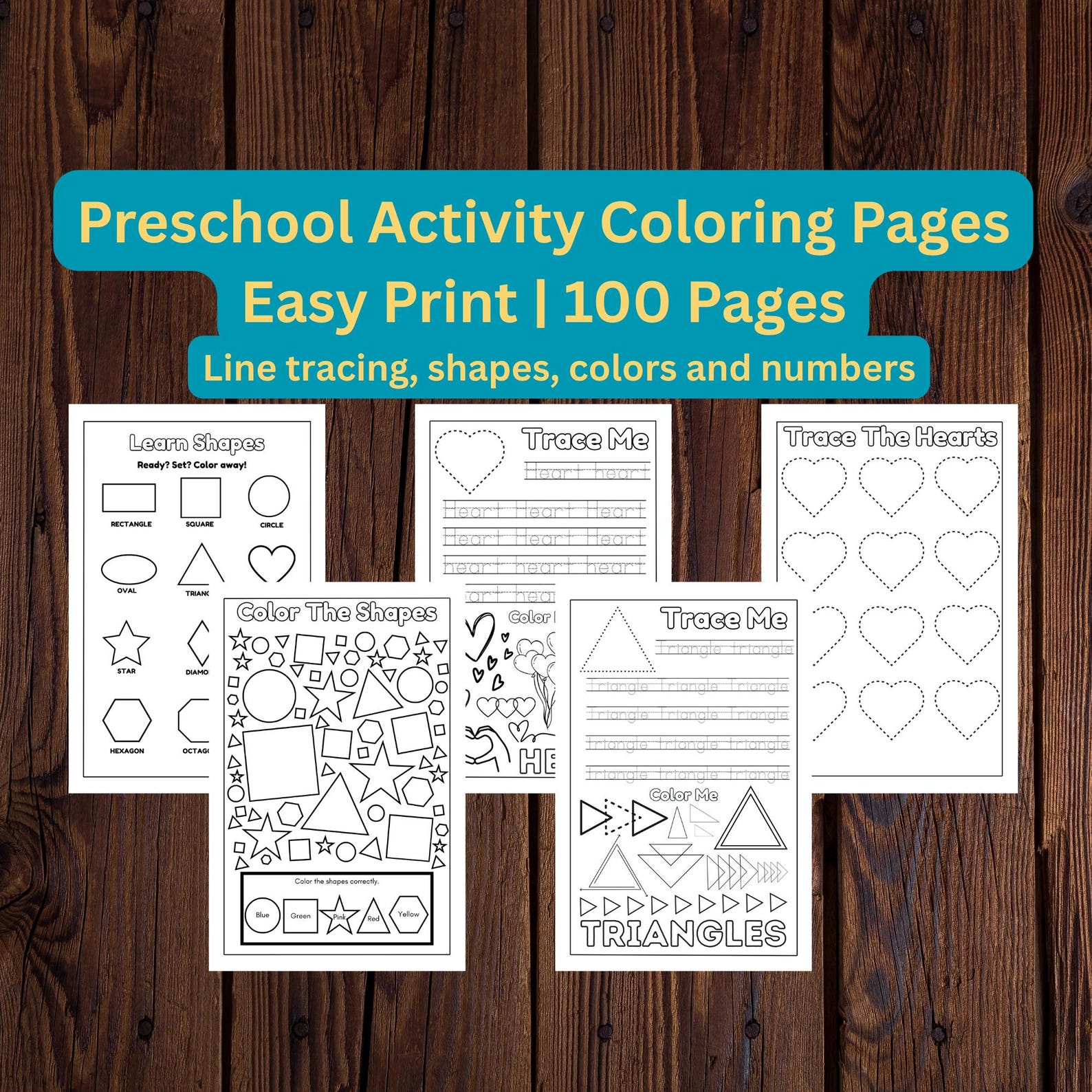 Preschool Essentials Coloring Pages, Preschool Coloring Pages ...