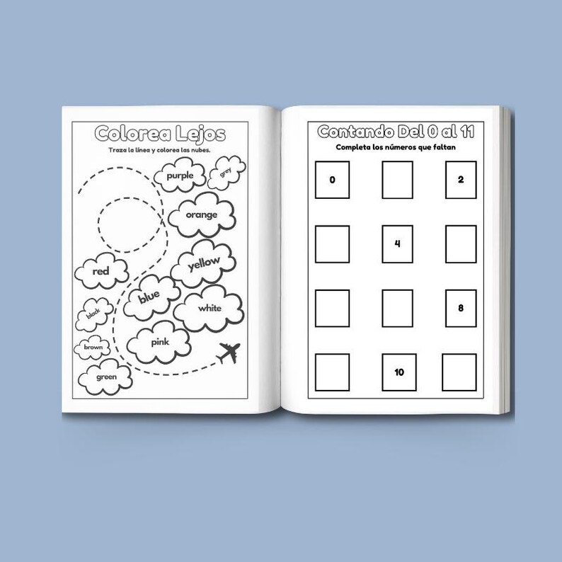 Spanish Preschool Essentials Trace Lines, Colors, Shapes, and Numbers ...