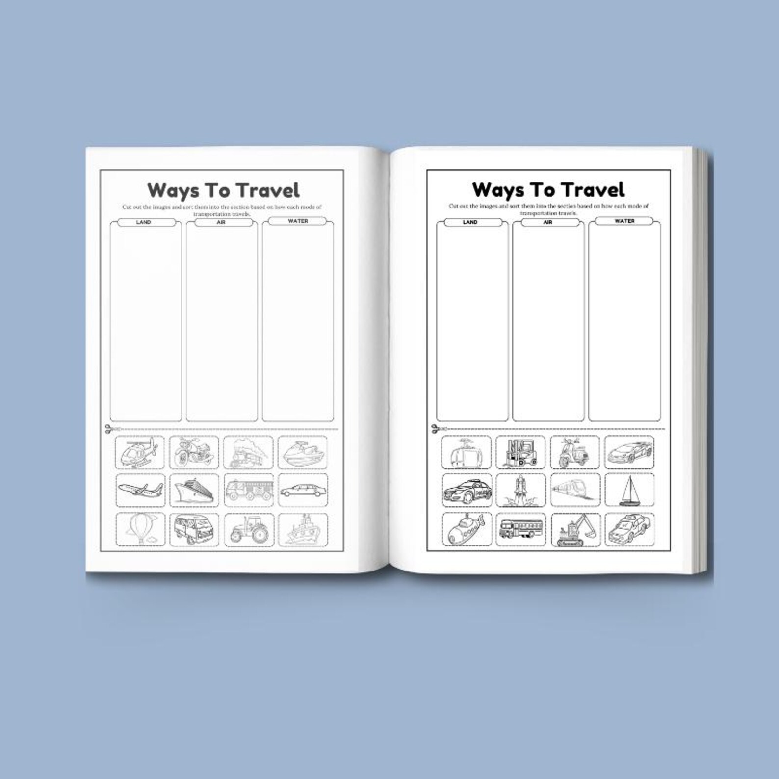 Transport to Transportation: Learn, Trace and Color Modes of ...