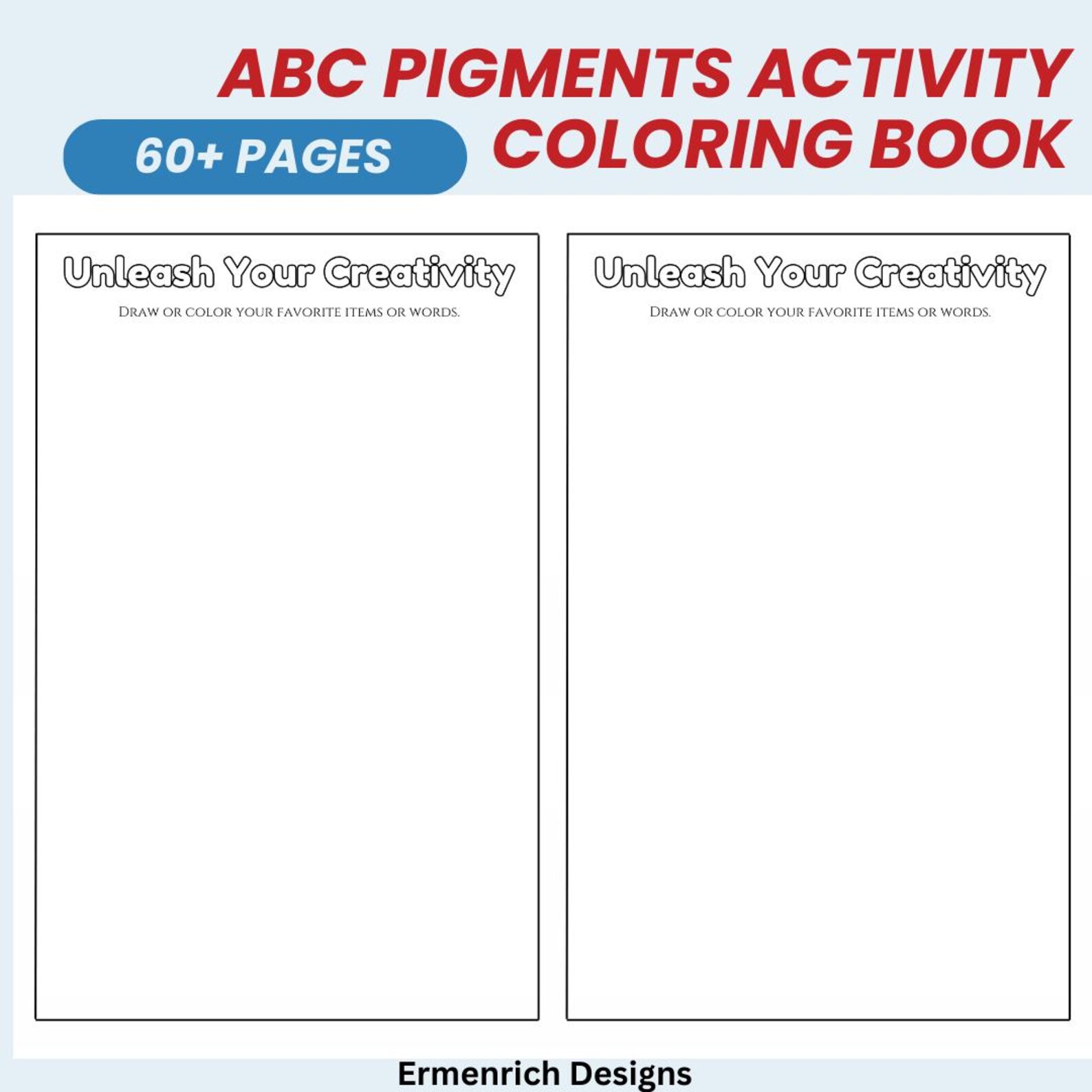 ABC Pigments: Learn, Trace and Color Through the Alphabet Activity ...