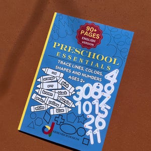 Preschool Essentials Trace Lines, Colors, Shapes and Numbers Activity ...