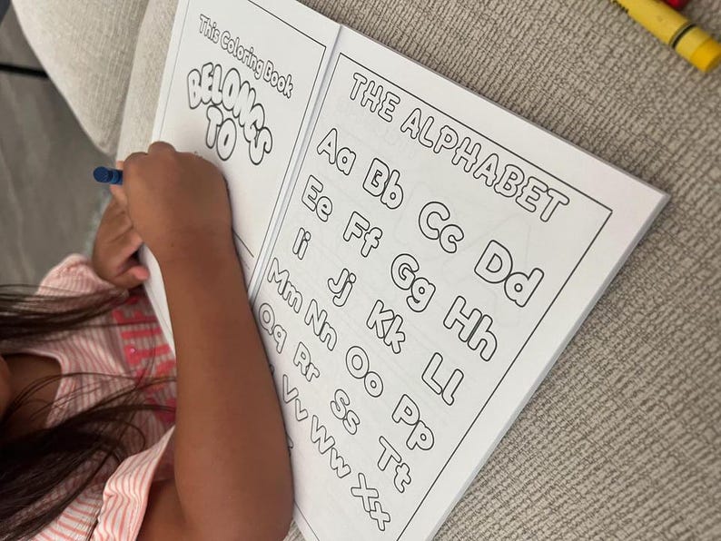 ABC Pigments: Learn, Trace and Color Through the Alphabet Activity ...