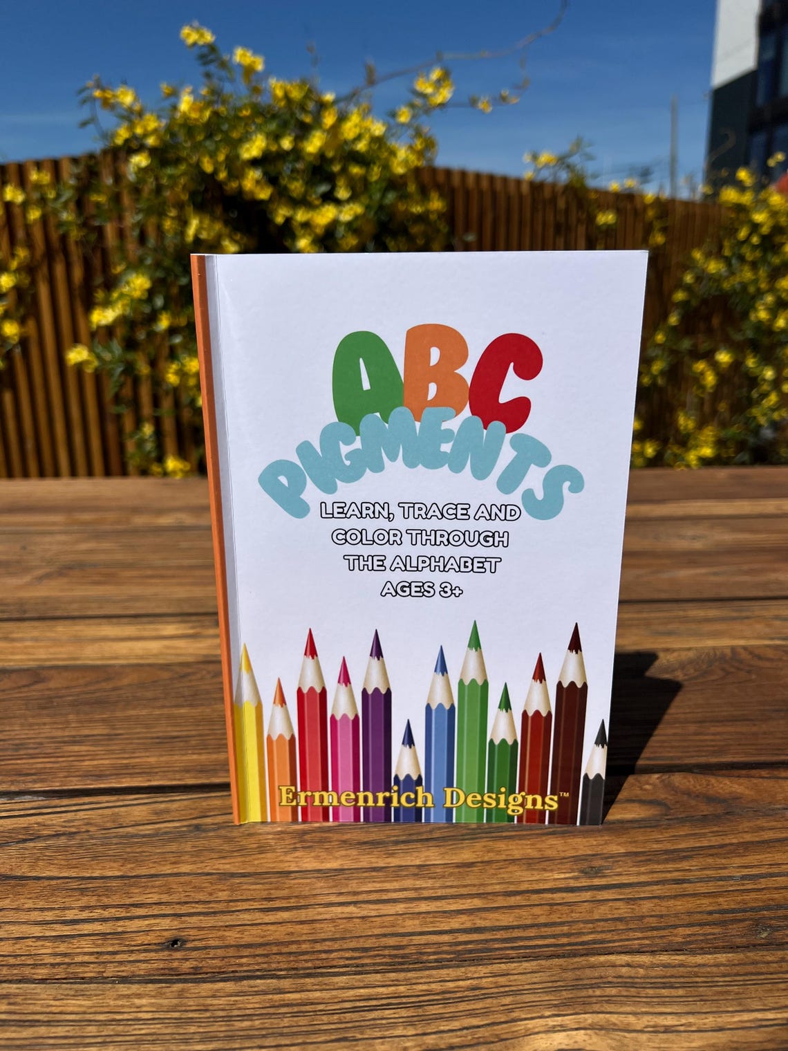 ABC Pigments: Learn, Trace and Color Through the Alphabet Activity ...