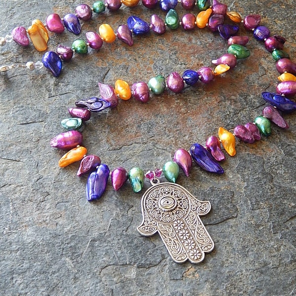 Colorful Hamsa - Etsy