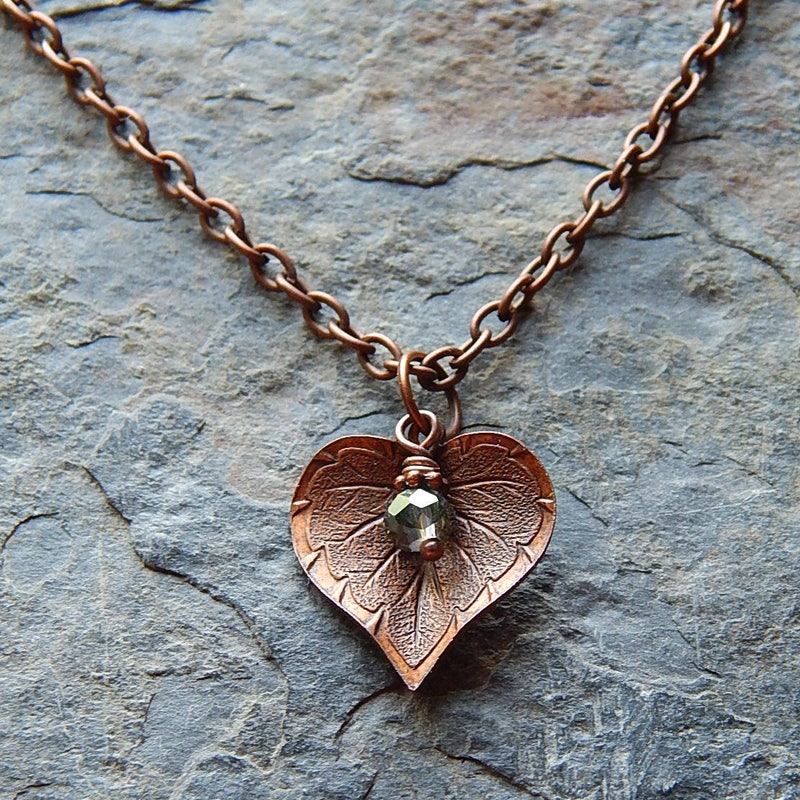 Copper Leaf - Etsy
