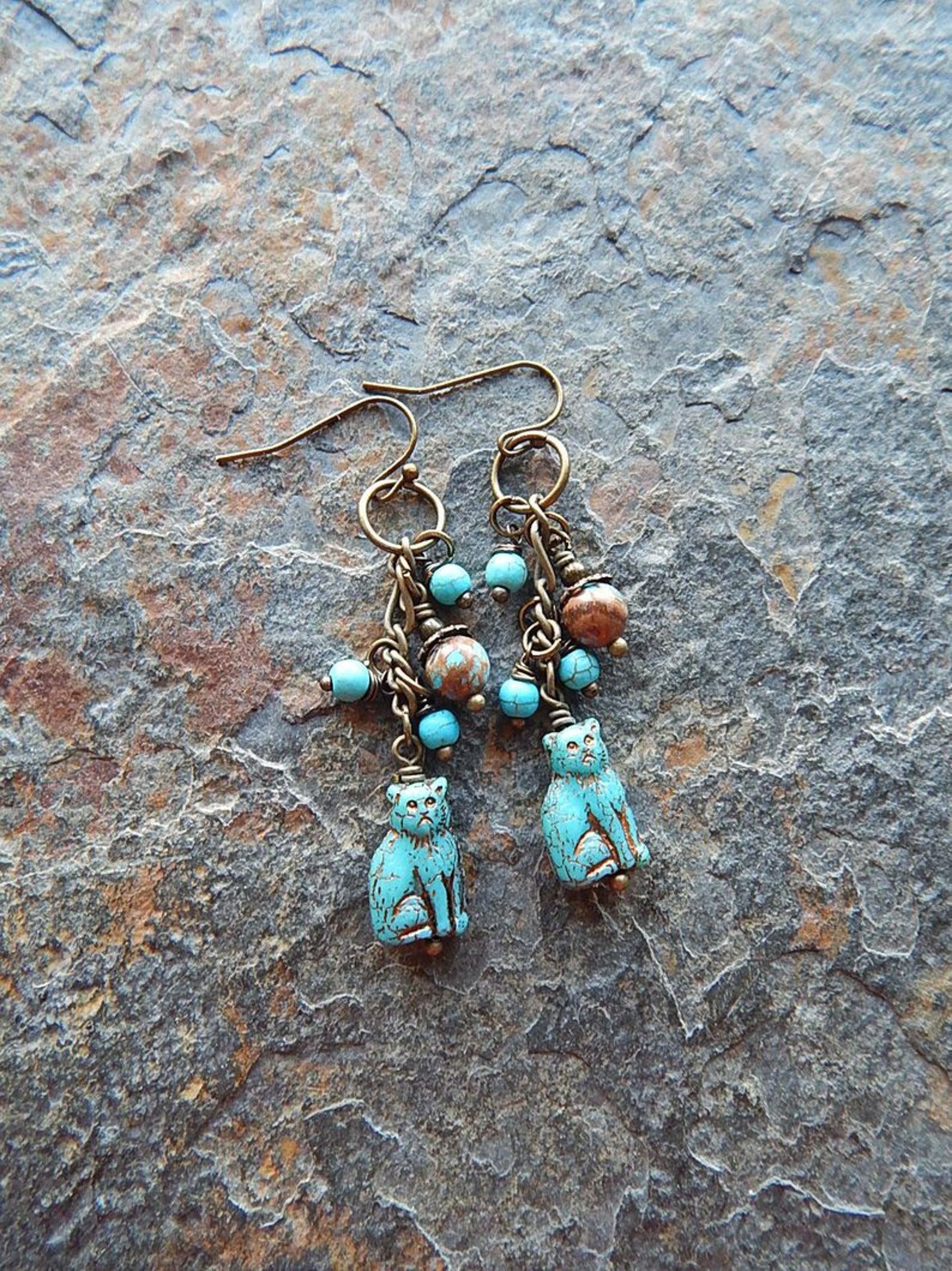 Tabby Cat Talisman Necklace Crazy Cat Lady Charm Necklace - Etsy