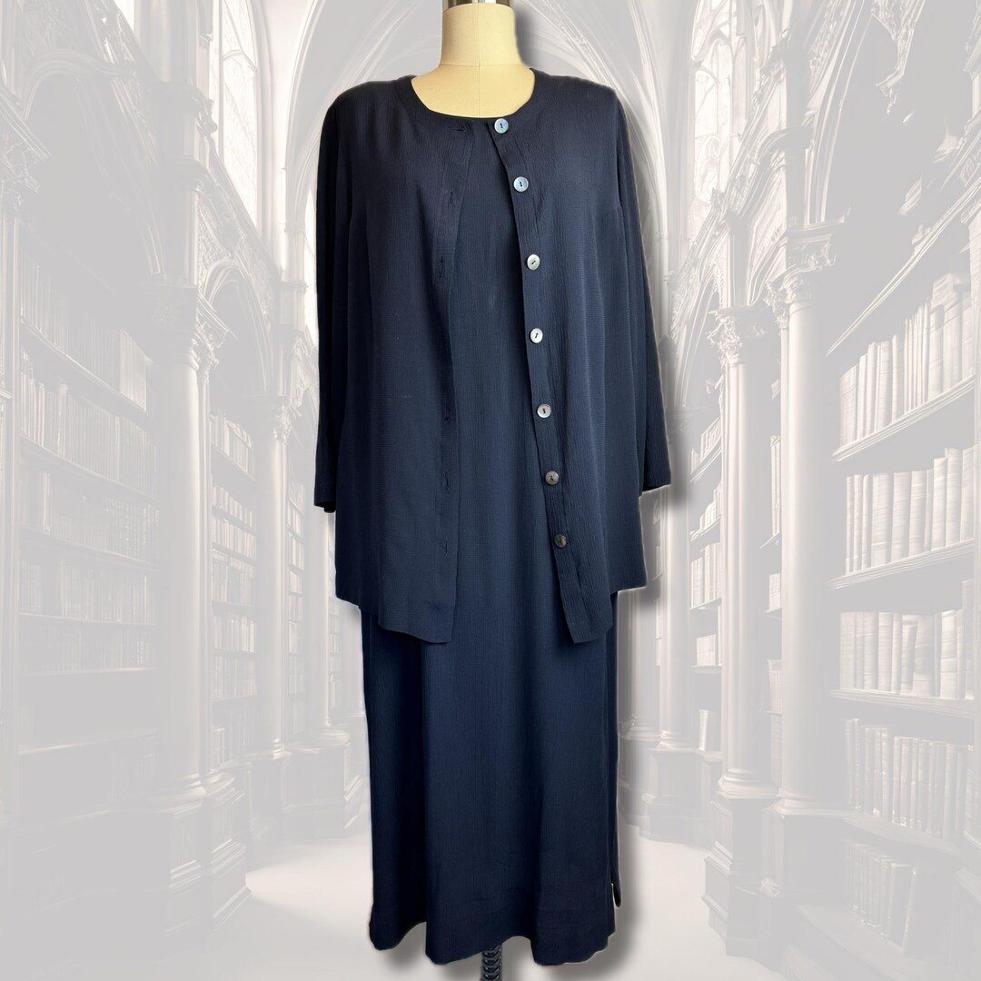 Dark Academia Maxi Dress and Blouse Set Witchy Sleeveless Sundress With ...