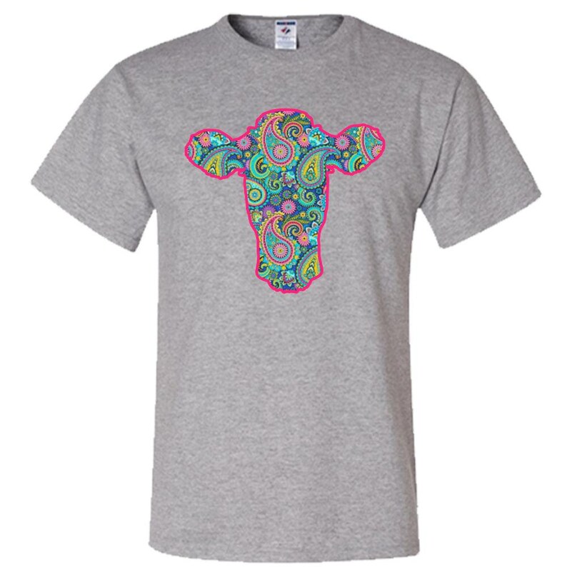 Cow T-shirt / Women's T-shirt / Farm Shirts / Graphic Shirt / Cow Shirt ...