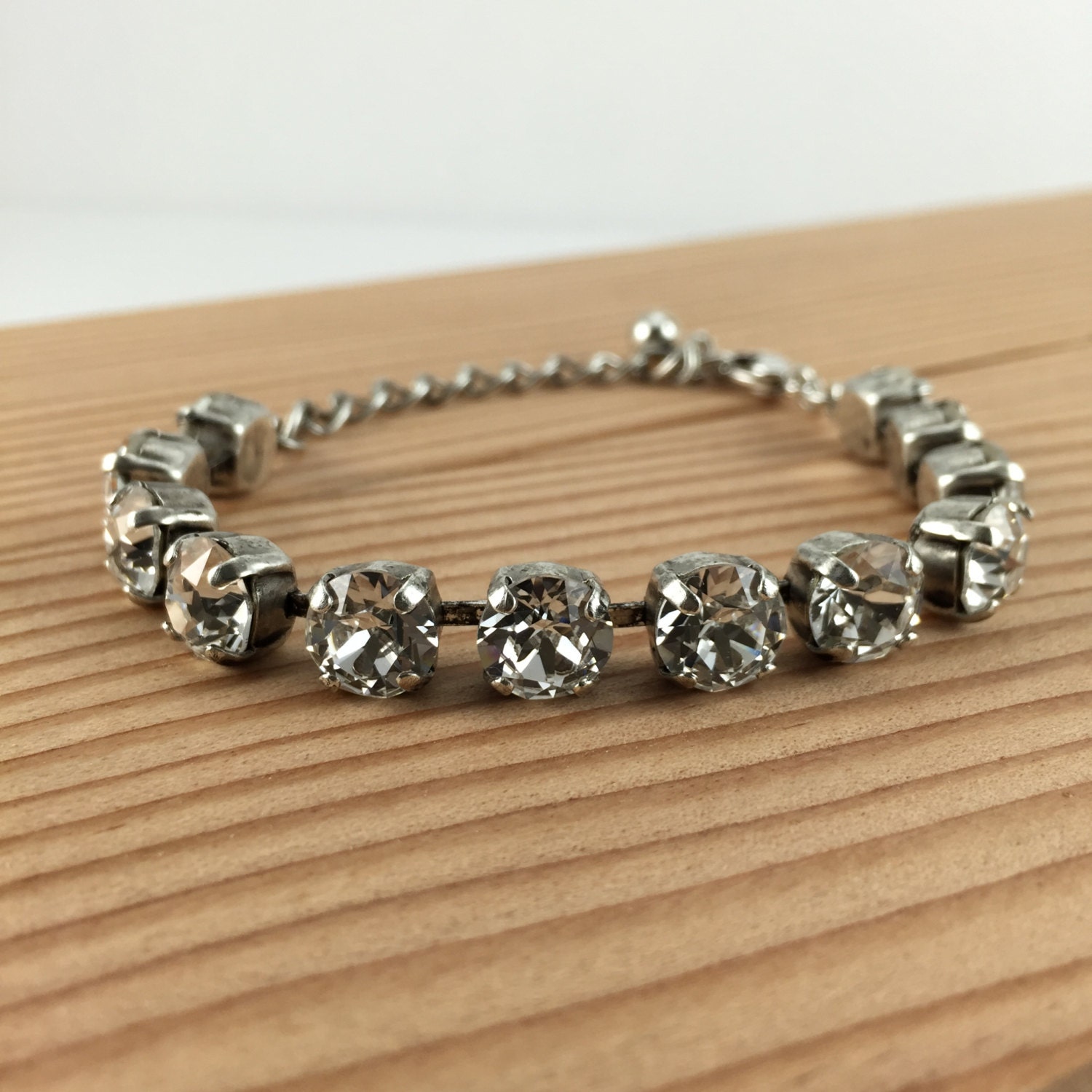 Sparklez / Swarovski Crystal Bracelet / Prom Jewelry / - Etsy