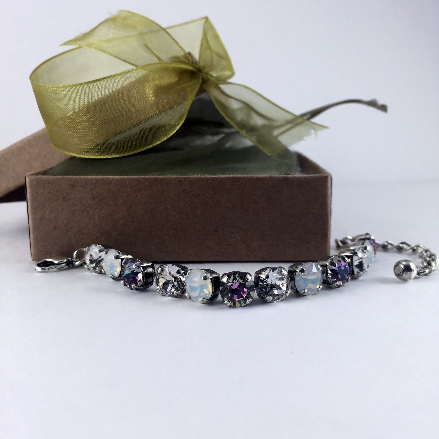 Sparklez / Swarovski Crystal Custom Bracelet / Prom Jewelry / - Etsy