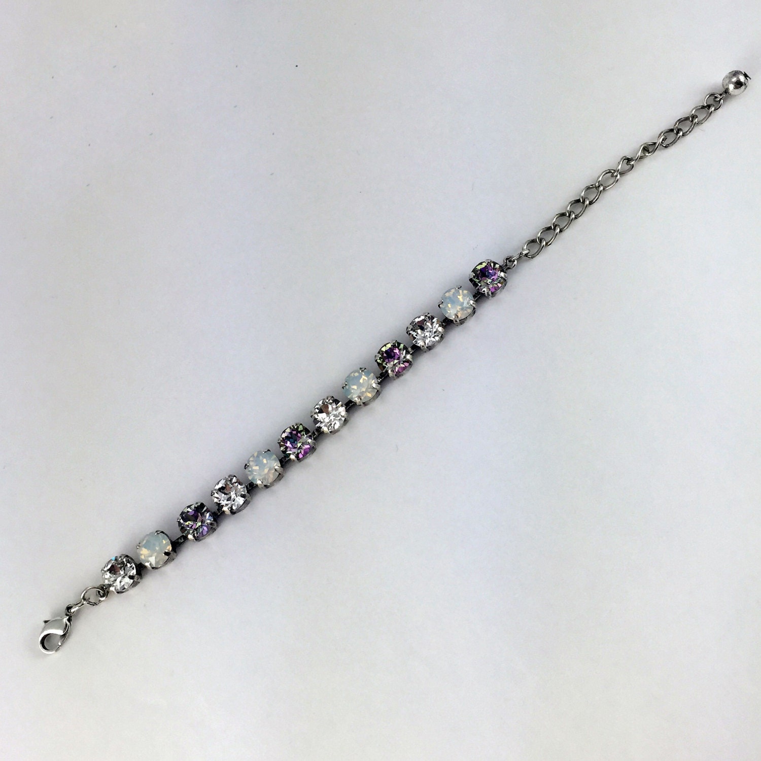 Sparklez / Swarovski Crystal Custom Bracelet / Prom Jewelry / - Etsy