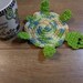 Turtle Mug Rug, Crochet Coaster for Your Mug, Multicolor Mug Rug, Gift ...