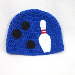 Bowling Baby Cap, Bowling Ball and Pin Childs Hat, Photo Prop, Winter ...