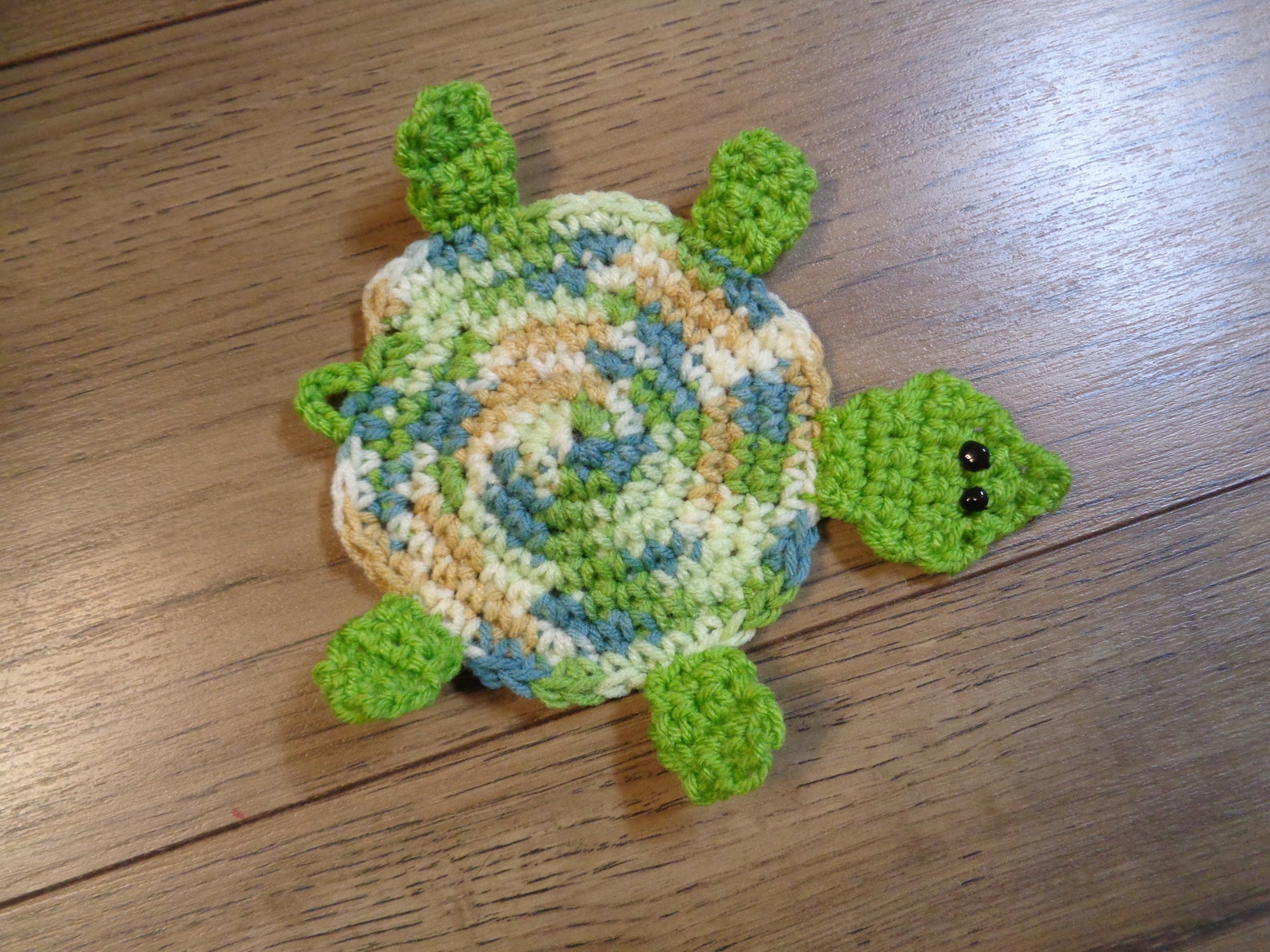 Turtle Mug Rug Crochet Coaster for Your Mug Multicolor Mug - Etsy