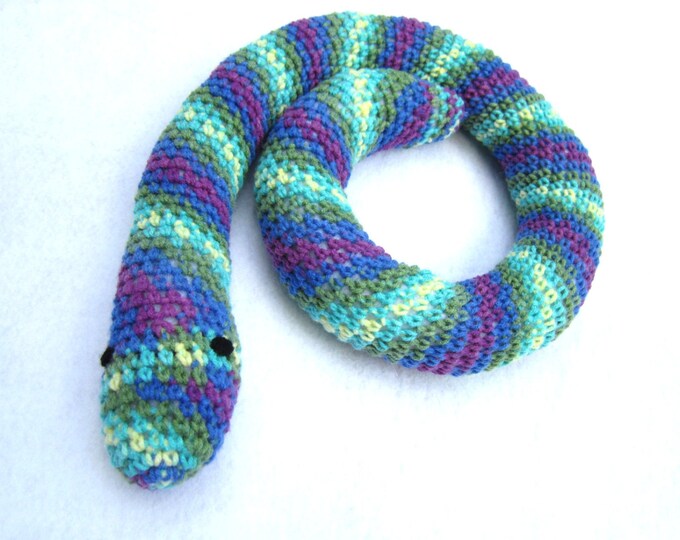 Crocheted Snake Crochet Snake Door Draft Stopper Crochet - Etsy