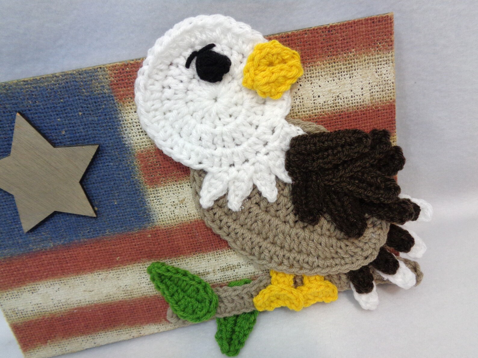 American Flag and Eagle Wall Decor Patriotic Decor Gift for - Etsy