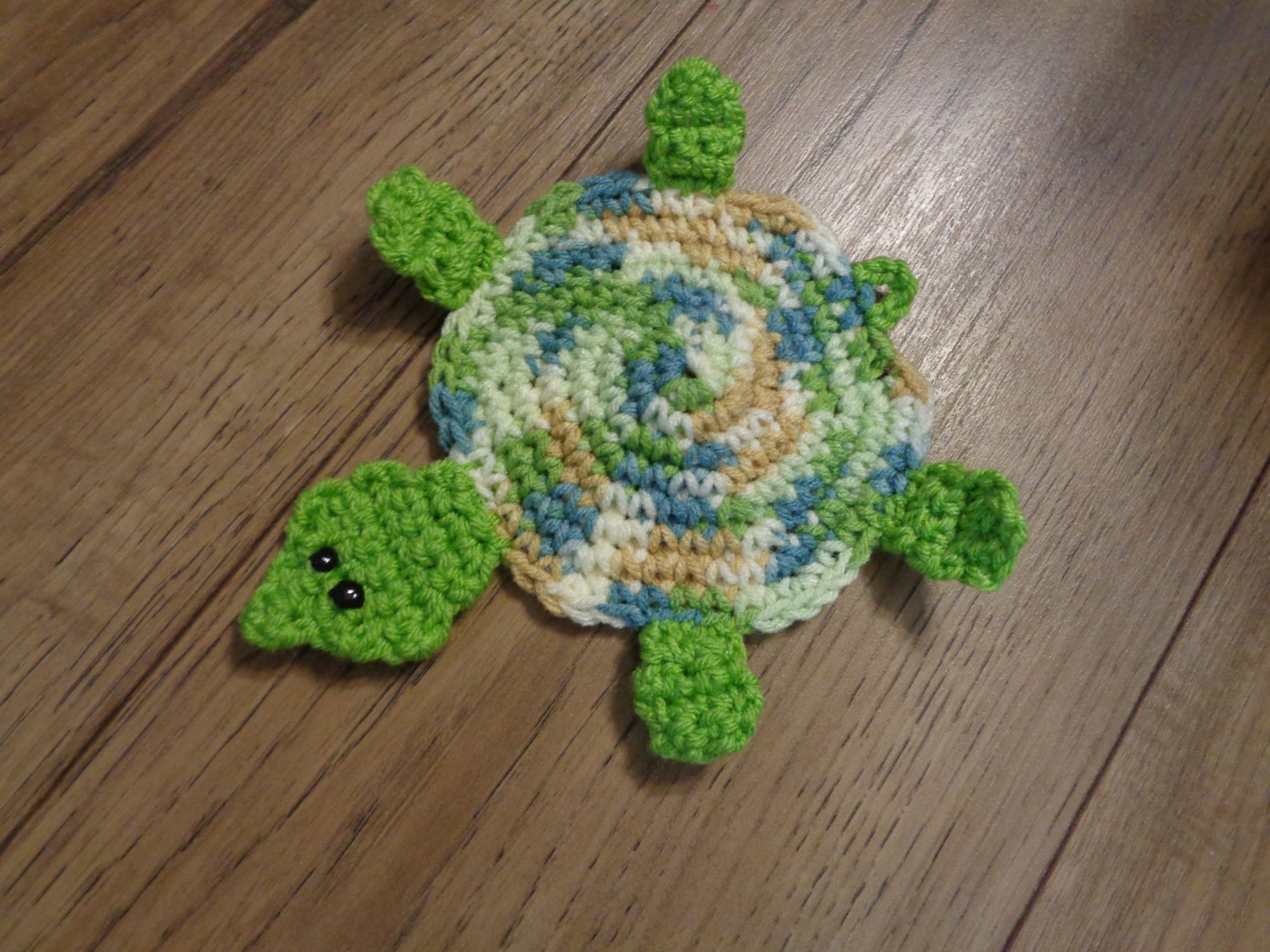 Turtle Mug Rug Crochet Coaster for Your Mug Multicolor Mug | Etsy