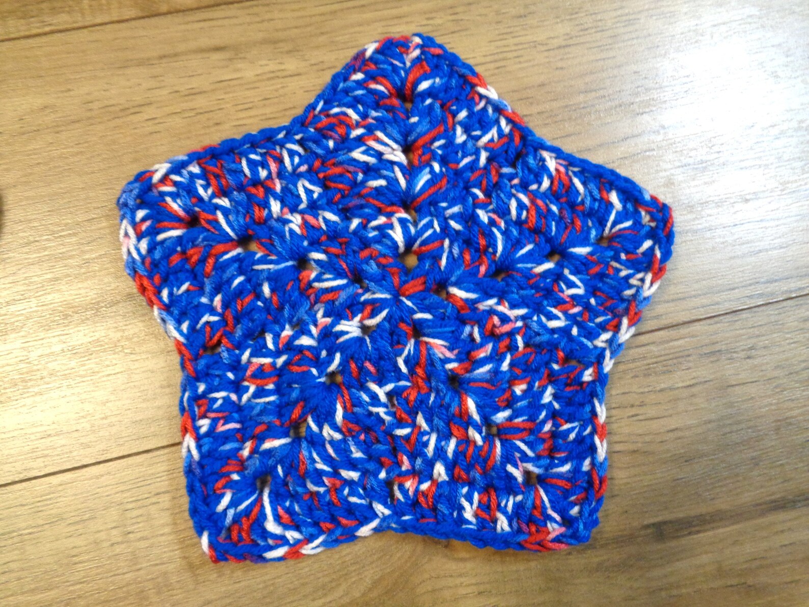 Red White and Blue Star Trivets Crochet Patriotic Table - Etsy