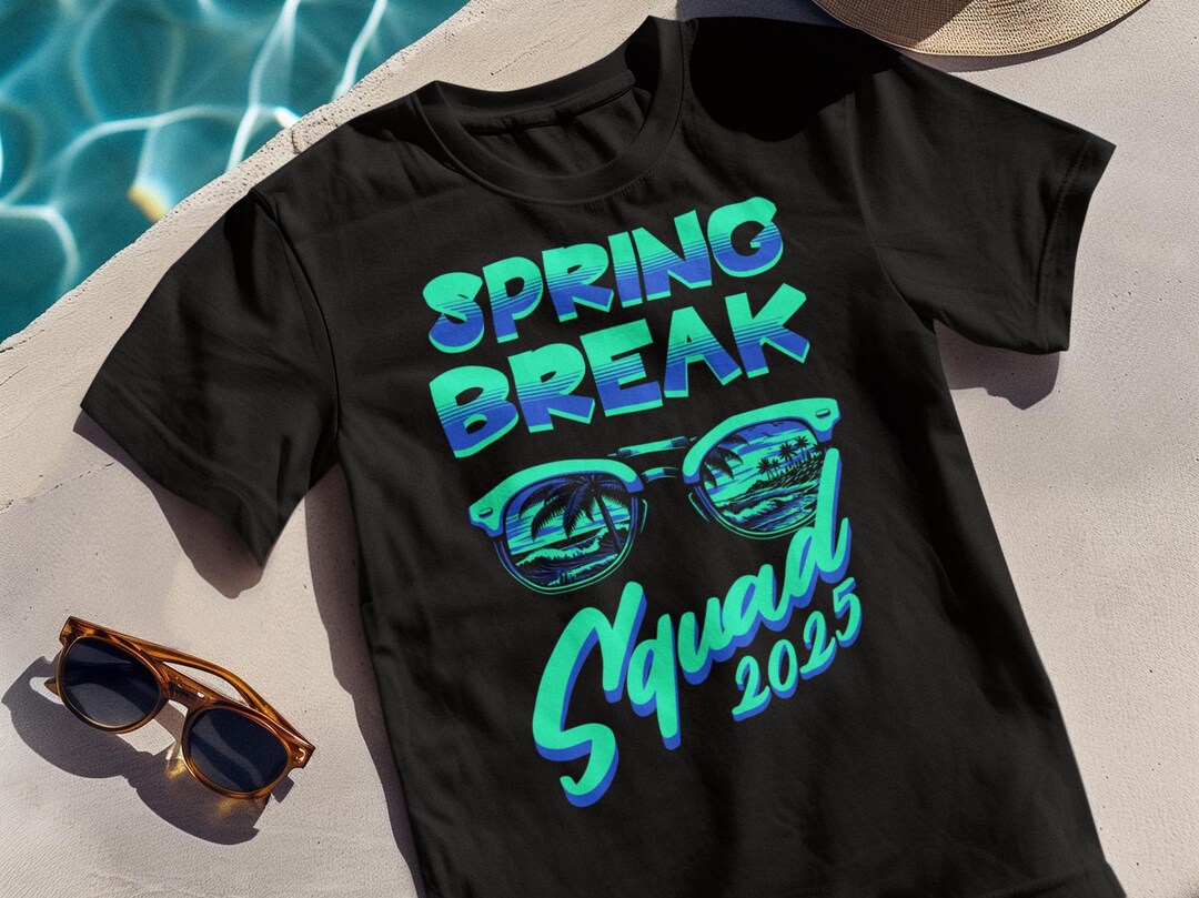 Spring Break Squad 2025, Unisex Group T-shirt - Etsy