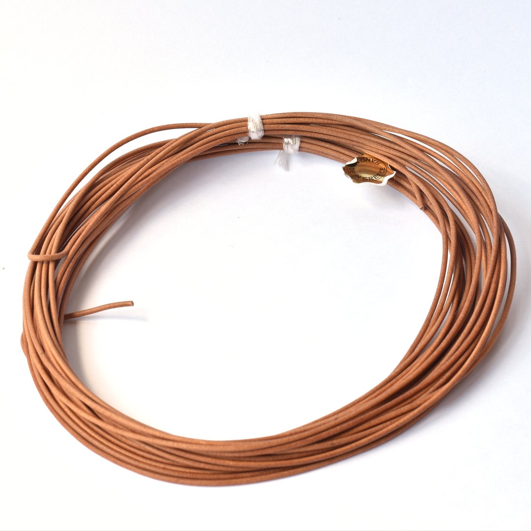 1.8mm Natural Untreated Greek Leather Cord 5 Meter Pack - Etsy