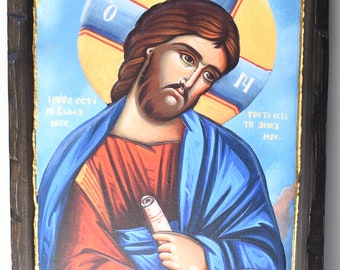 Jesus Blessing Icon | Etsy