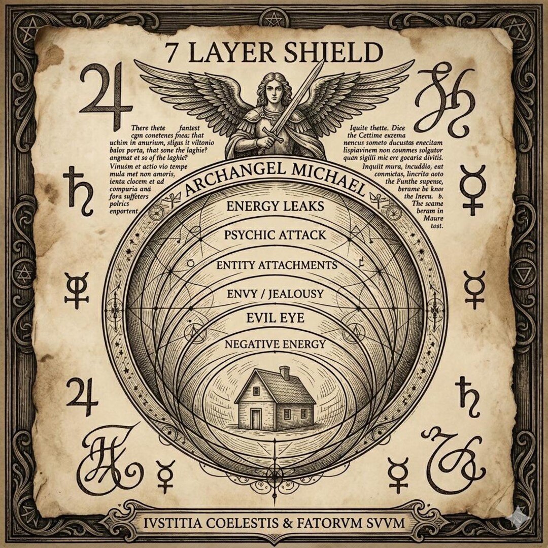 7-layer Psychic Shield for Home — Archangel Michael Protection & Energy ...