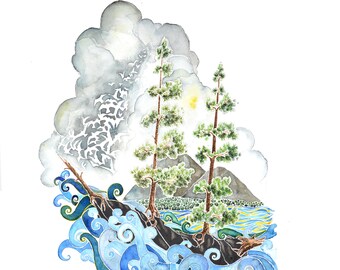 Bar Harbor Print | Etsy